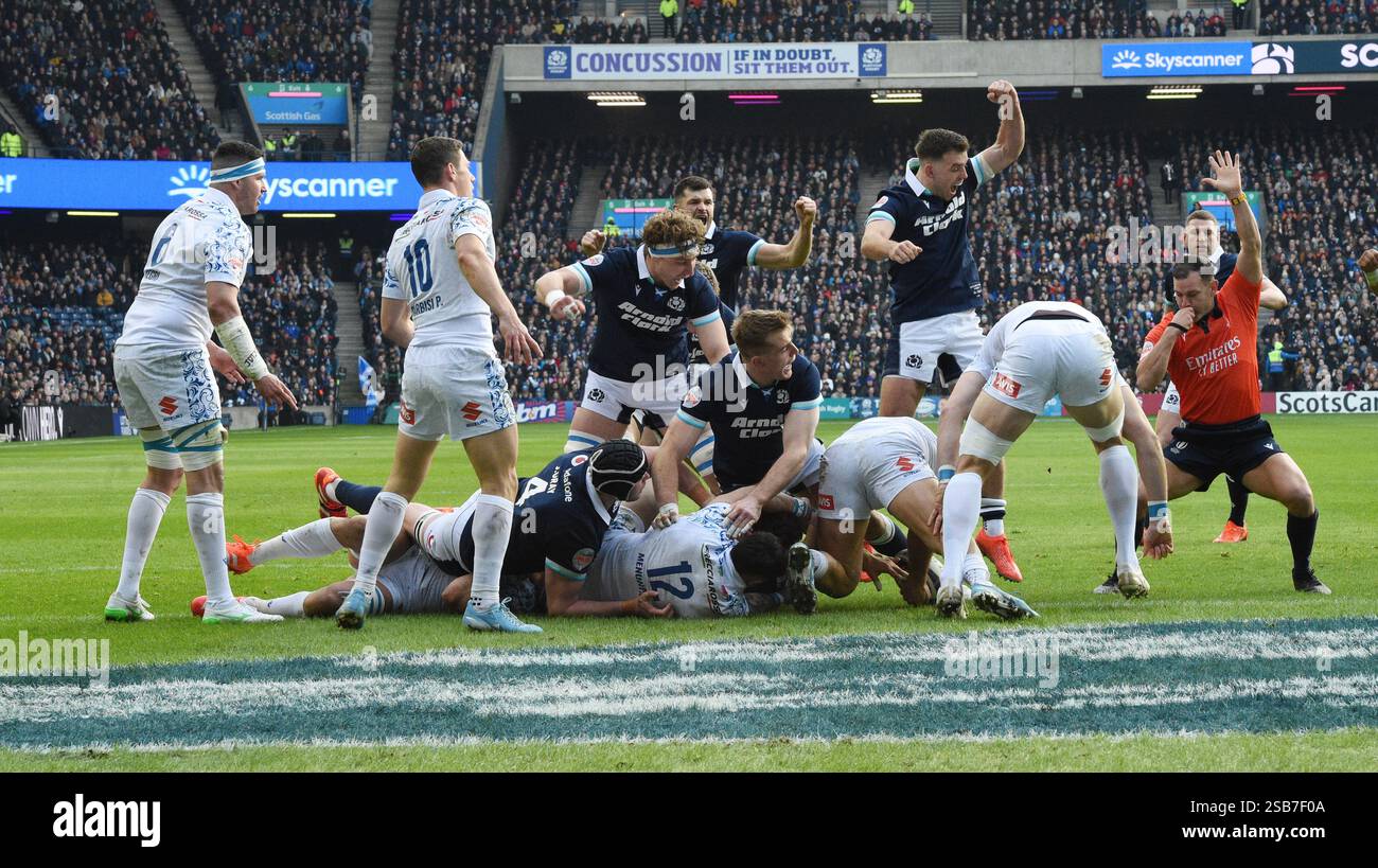 Scottish Gas Murrayfield Stadium. Edinburgh.Scotland, UK. 2nd Feb 2025 ...