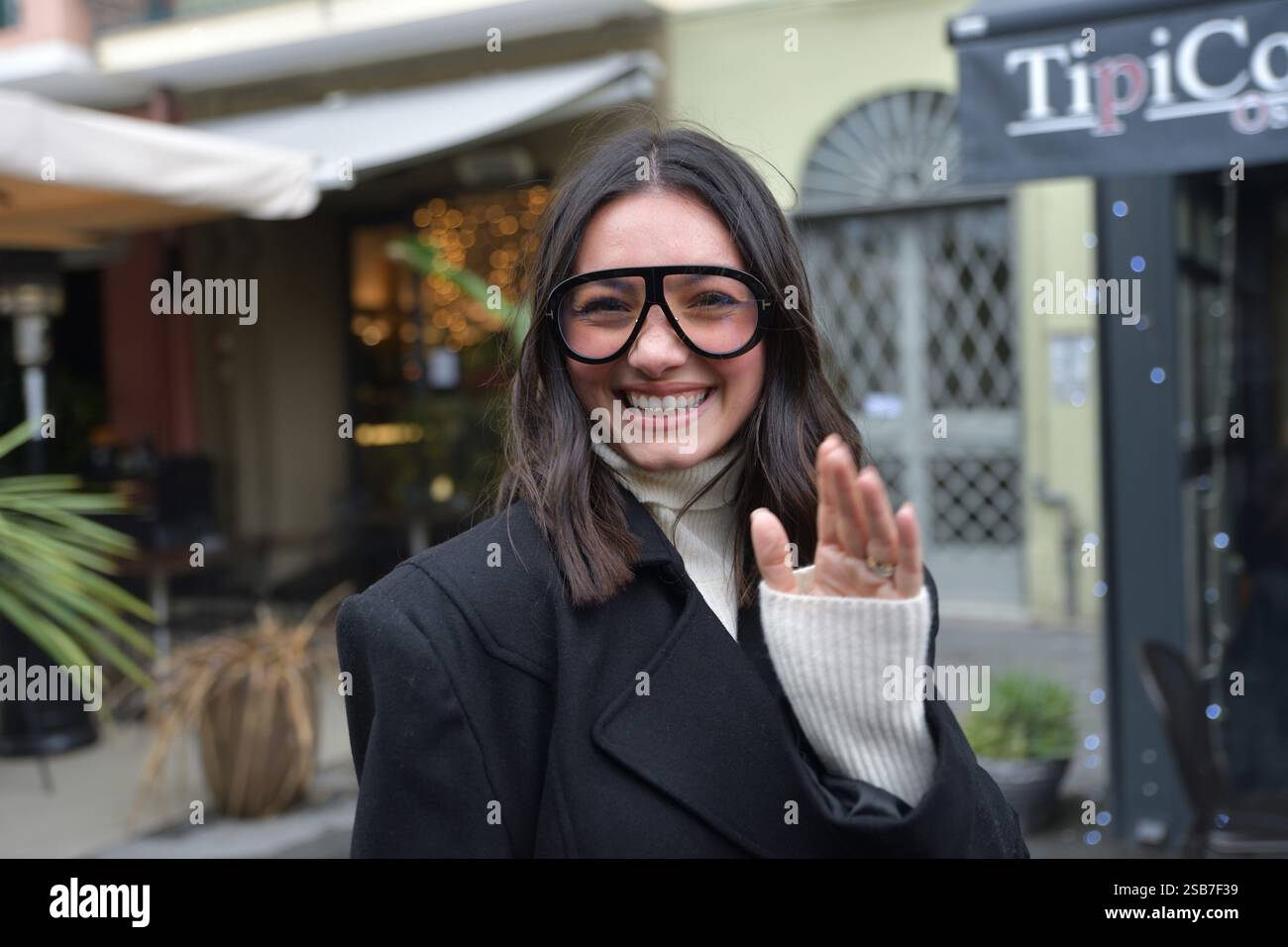 Rehearsal day at the Ariston of the Sanremo Festival 2025 Maria Sole ...