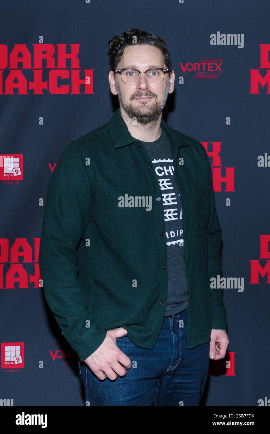 Toronto, Canada. 31st Jan, 2025. Lowell Dean attends the “Dark Match ...
