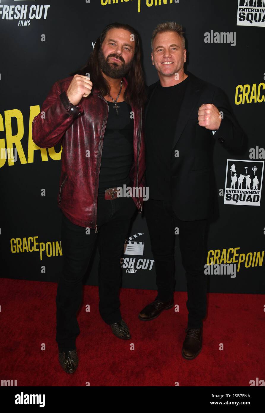 Los Angeles, United States. 30th Jan, 2025. Actor James Storm and actor ...