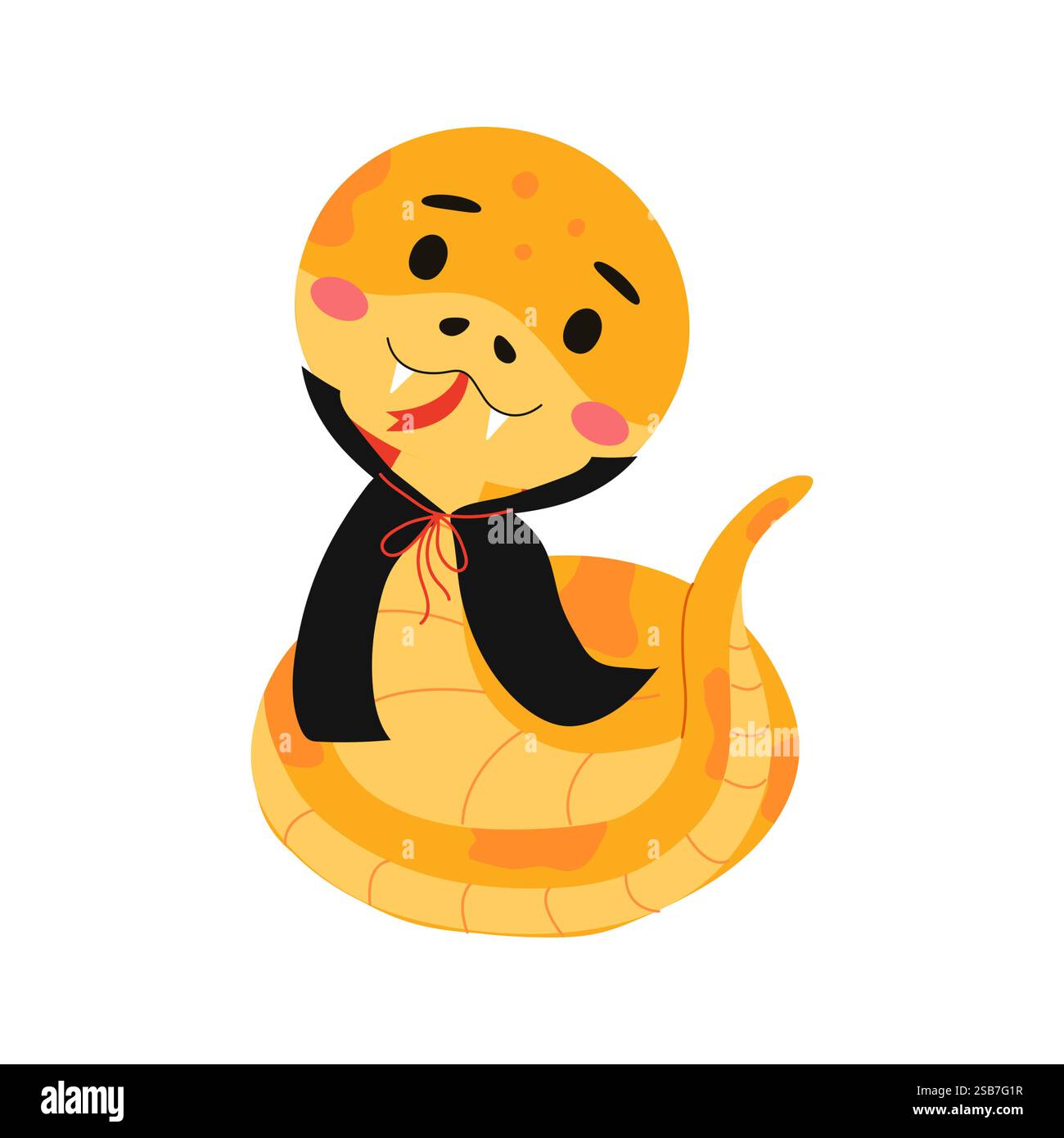Cute snake red festive Cut Out Stock Images & Pictures - Alamy