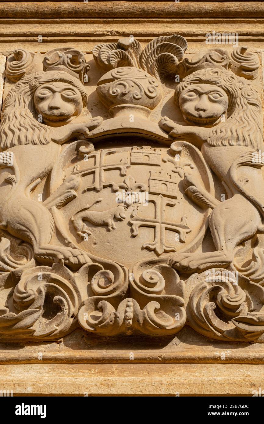 noble house, with shield on the facade, XVII century, Bernedo , Alava ...