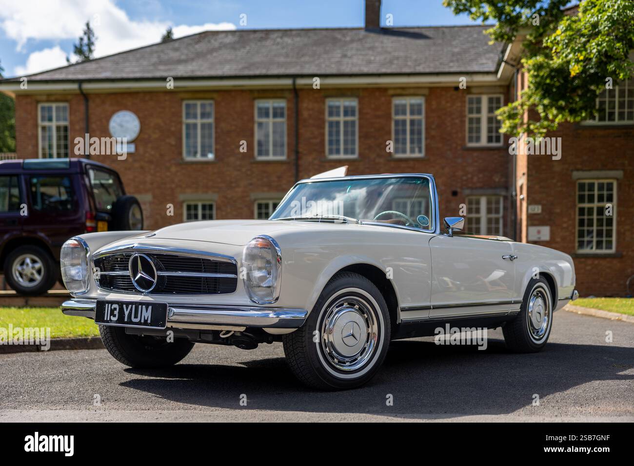 1969 Mercedes-Benz 280 SL, on display at the Bicester Heritage Scramble ...