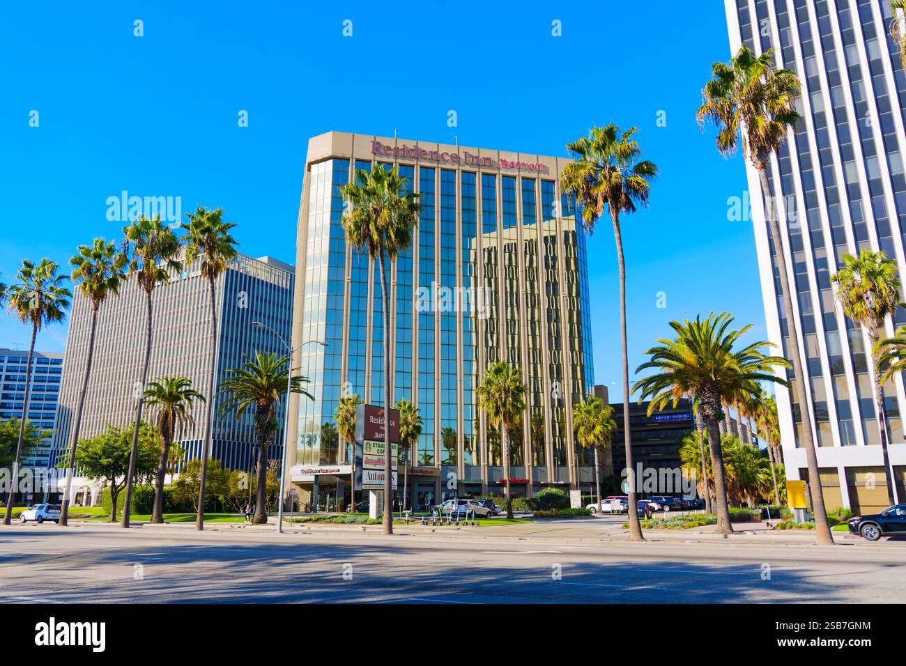 Los Angeles, California - January 6, 2025: Residence Inn Marriott ...