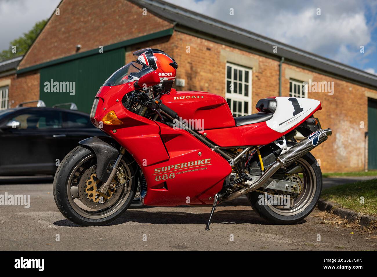 1993 Ducati Superbike 888 Desmoquattro, on display at the Bicester ...