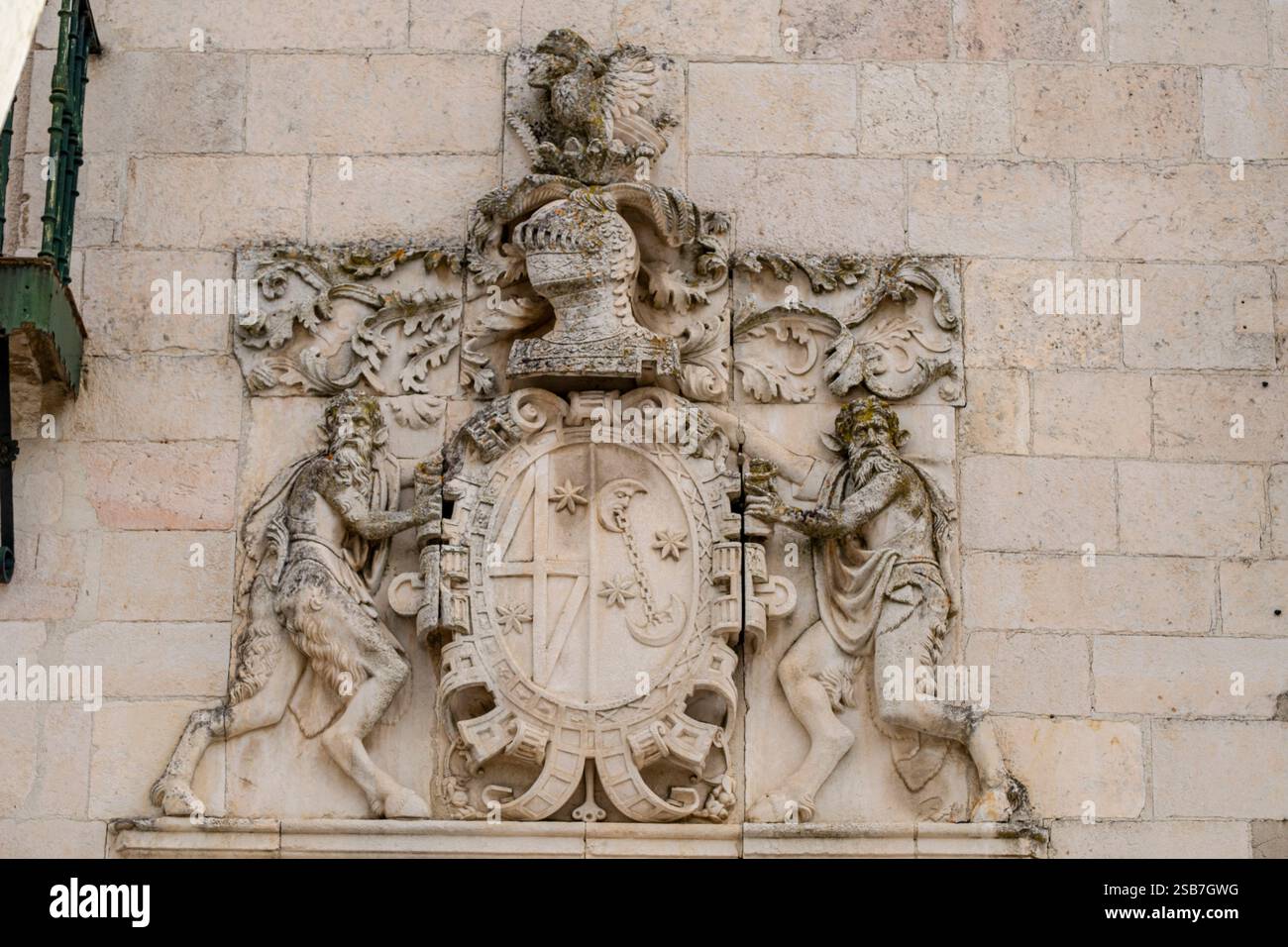 Bustamante Palace, baroque, 17th century, coat of arms of the Zumalburu ...