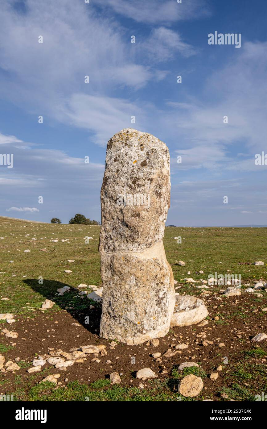Atau menhir, Mount Surbe, Legaire Megalithic Park, Campas de Legaire ...