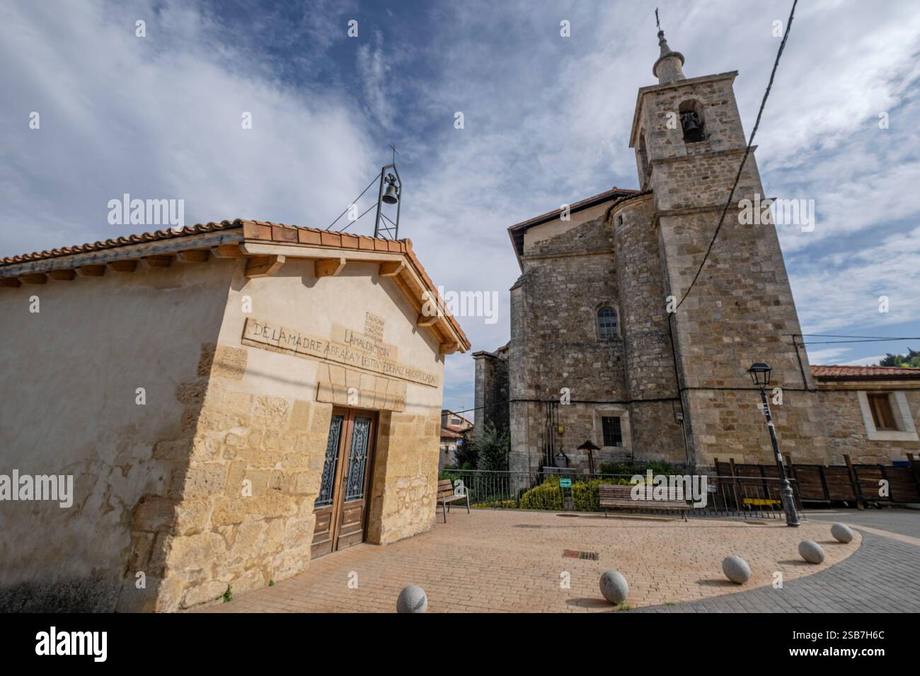 Santa Teresa Chapel, Bernedo , Alava, Basque Country, Spain Stock Photo ...