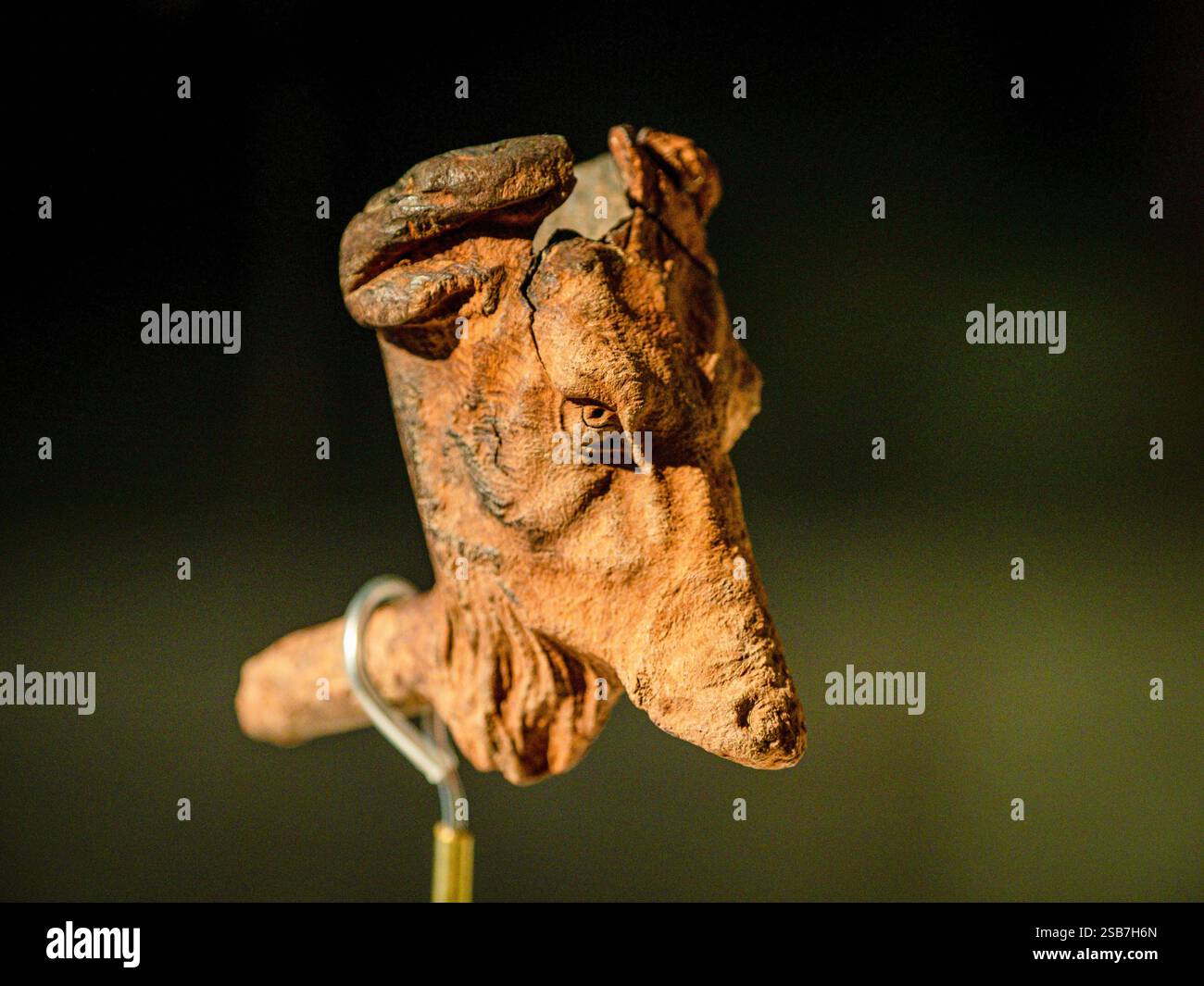wooden pipe, 18th century, Etxaburu tower house, Arkeologi Museoa ...