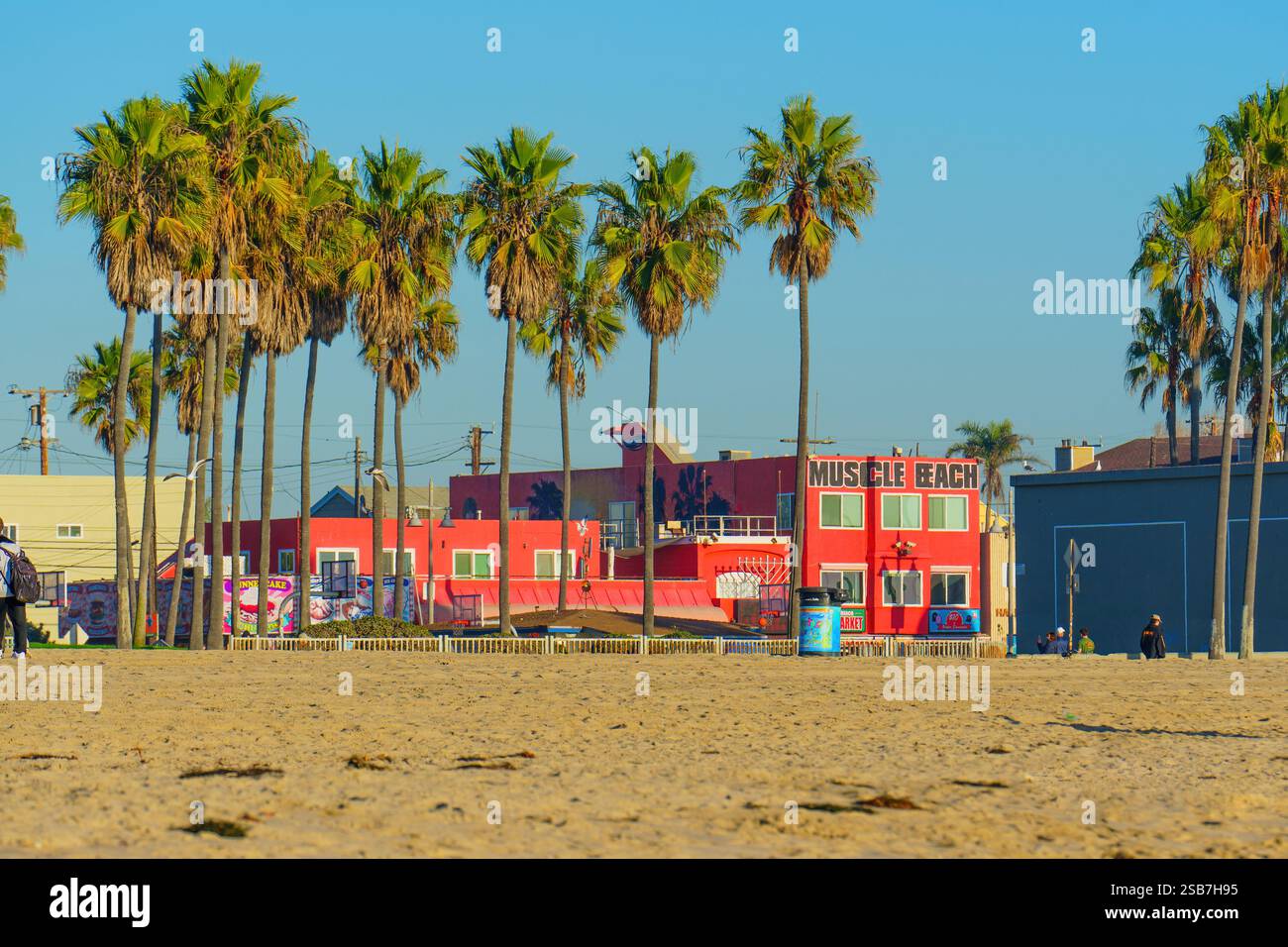Los Angeles, California - December 18, 2024: Iconic Muscle Beach ...