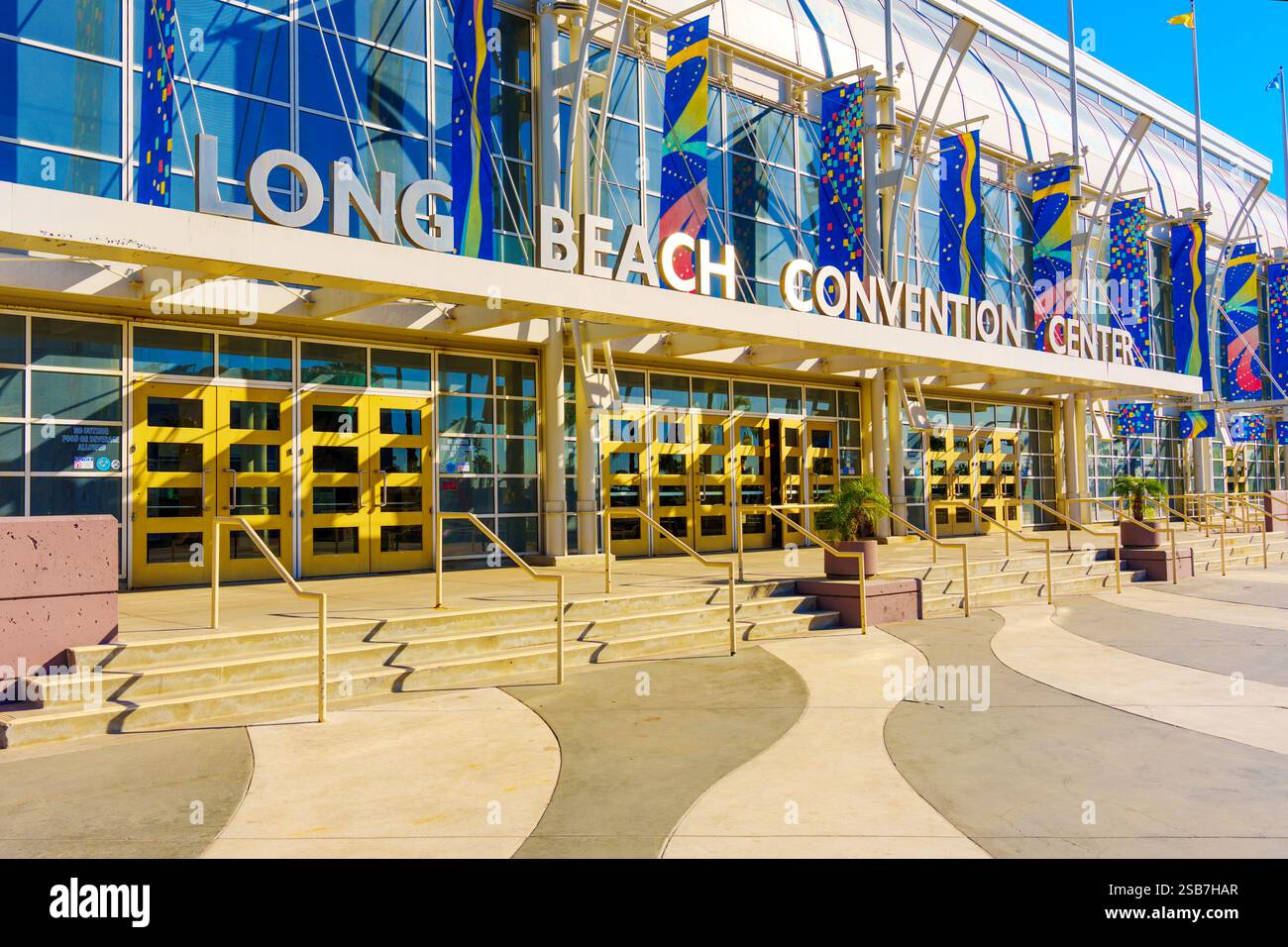 Long Beach, California - January 15, 2025: Detailed view of the Long ...