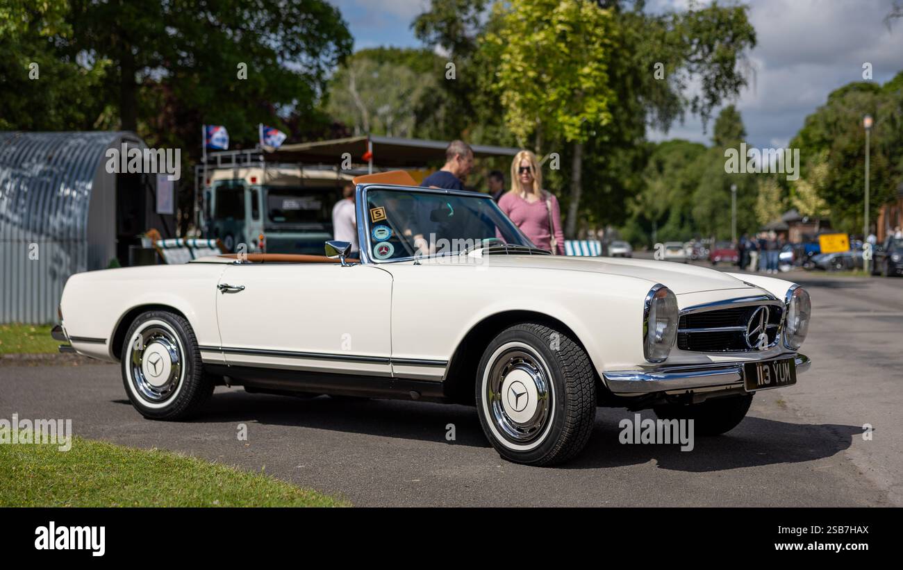 1969 Mercedes-Benz 280 SL, on display at the Bicester Heritage Scramble ...