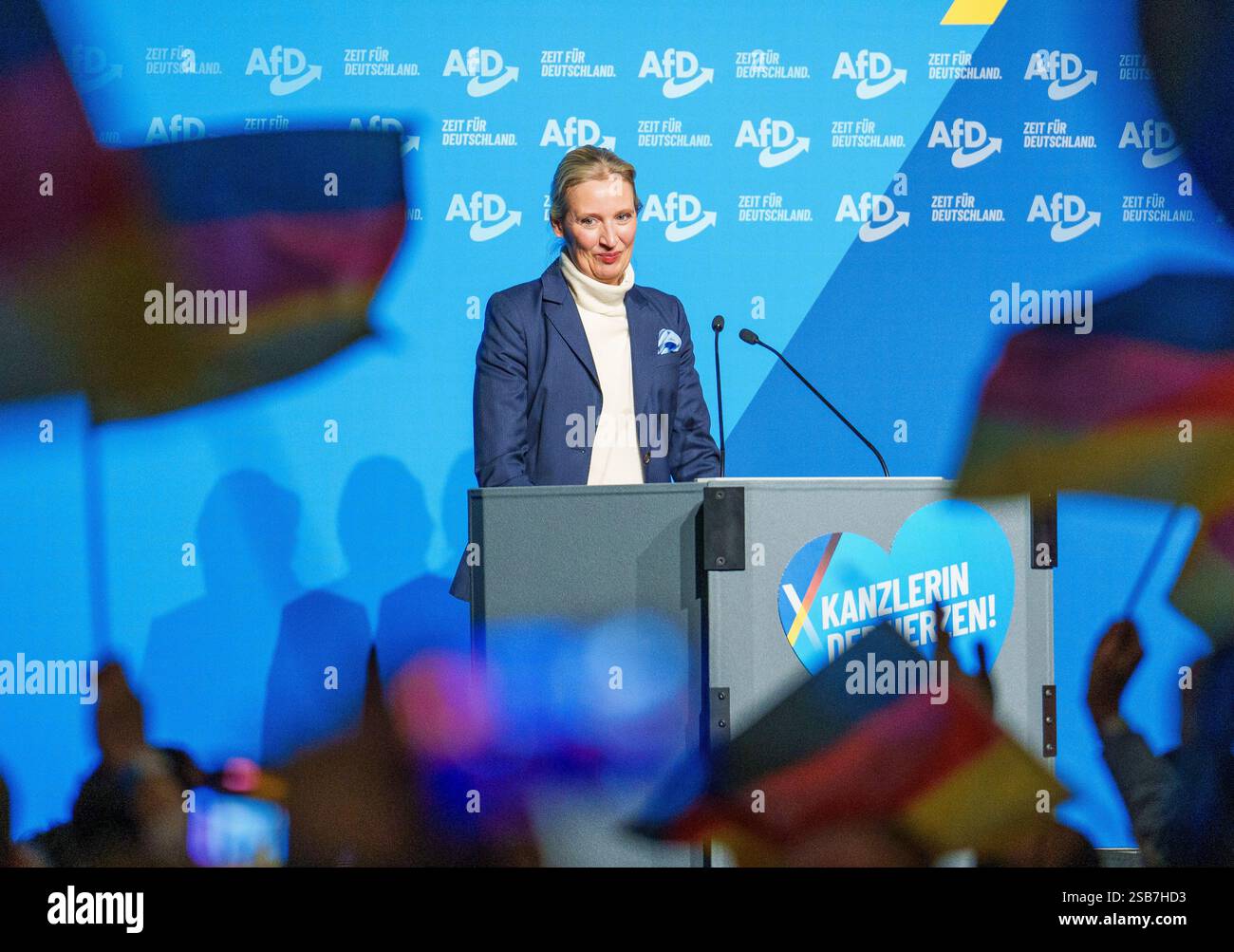 Neu Isenburg, Germany. 01st Feb, 2025. Alice Weidel (AFD), top ...