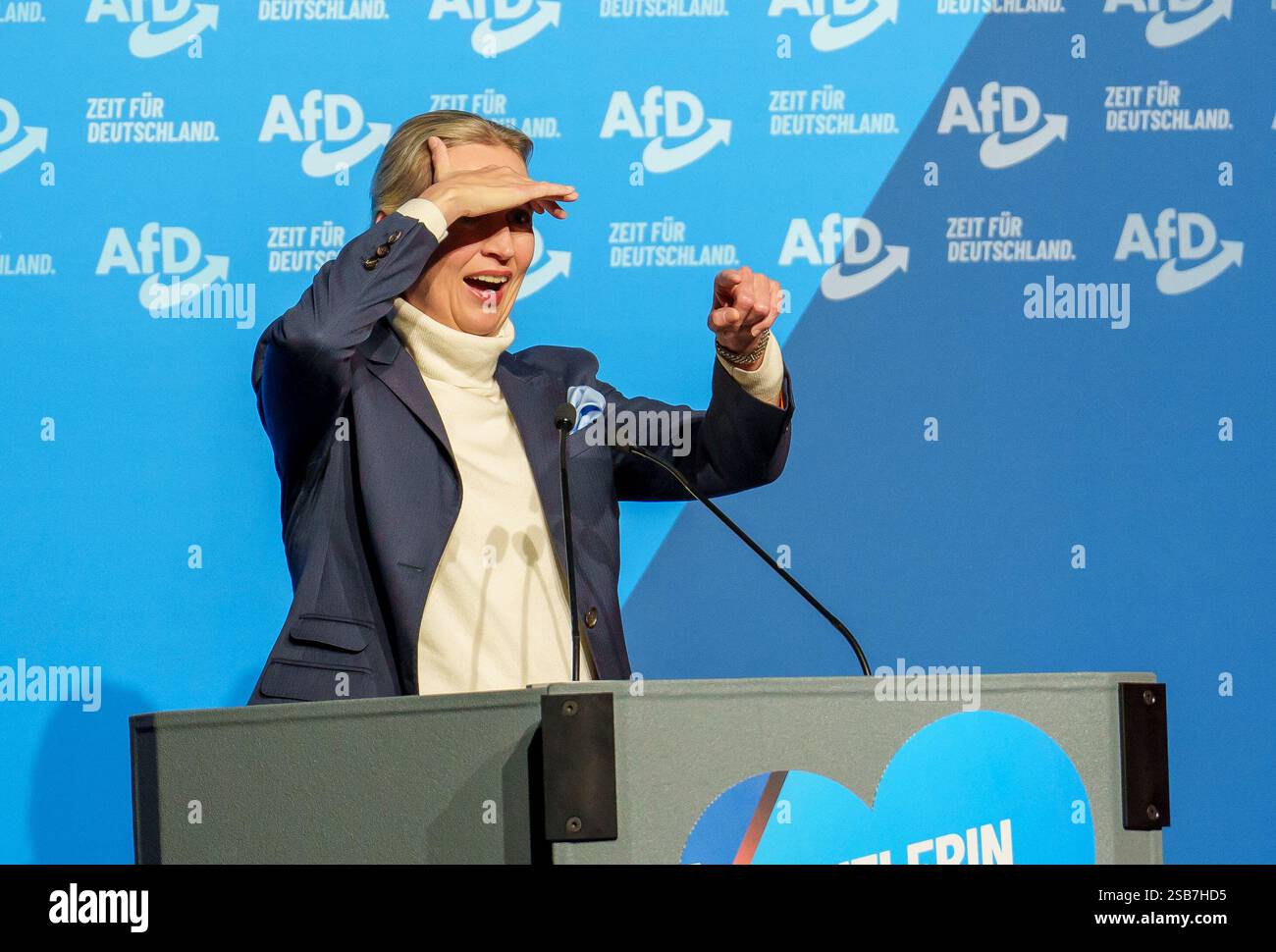 Neu Isenburg, Germany. 01st Feb, 2025. Alice Weidel (AfD), lead ...