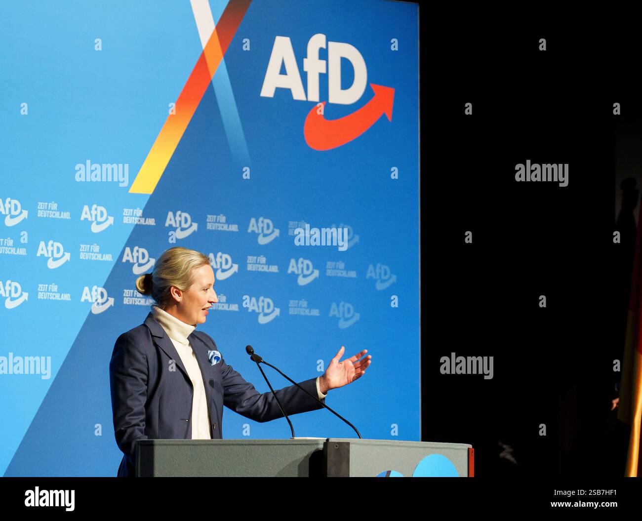 Neu Isenburg, Germany. 01st Feb, 2025. Alice Weidel (AfD), top ...