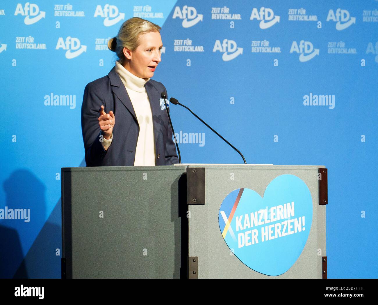 Neu Isenburg, Germany. 01st Feb, 2025. Alice Weidel (AfD), top ...