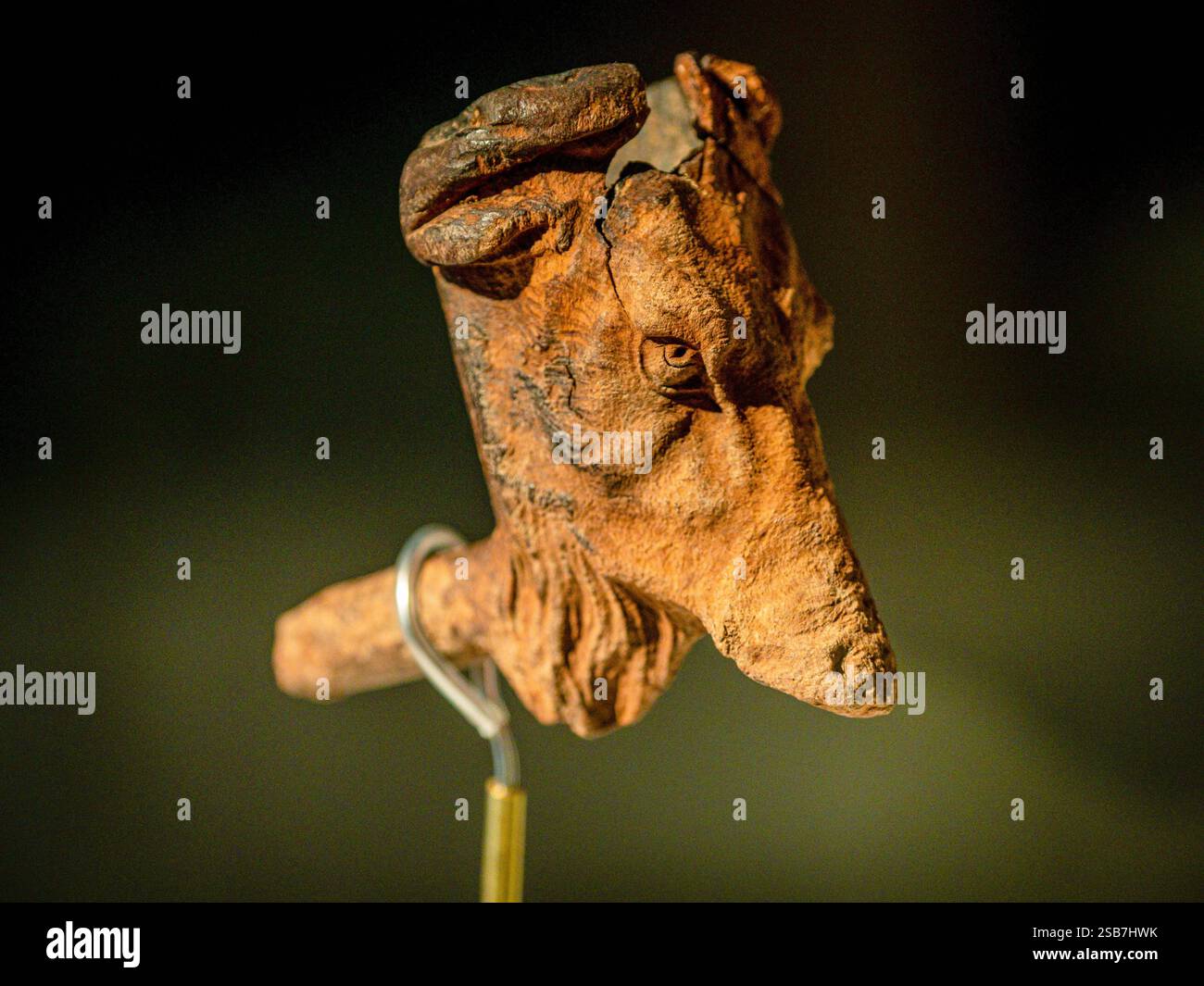 wooden pipe, 18th century, Etxaburu tower house, Arkeologi Museoa ...