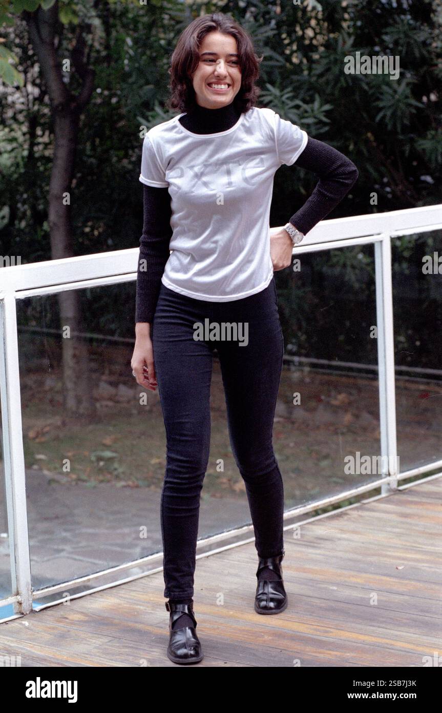 Sanremo Italy 08/11/1995:Syria,Italian singer, during the photo session ...