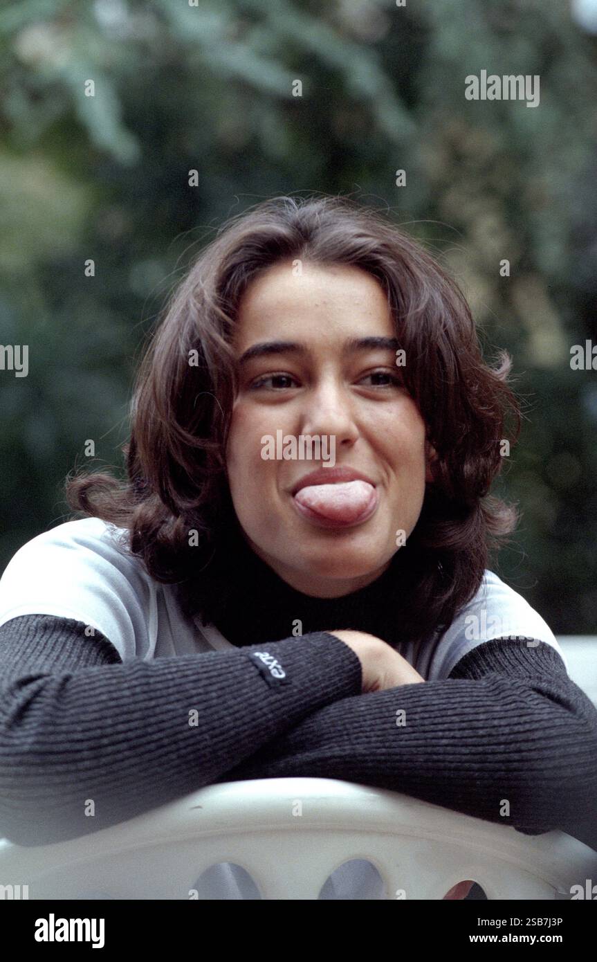 Sanremo Italy 08/11/1995:Syria,Italian singer, during the photo session ...