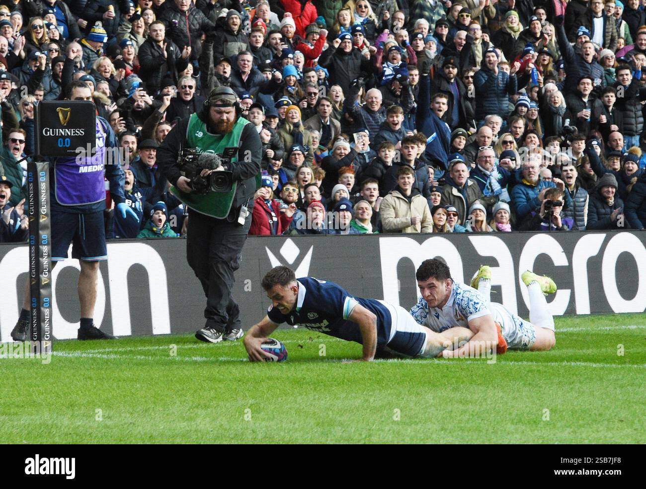 Scottish Gas Murrayfield Stadium. Edinburgh.Scotland, UK. 2nd Feb 2025 ...