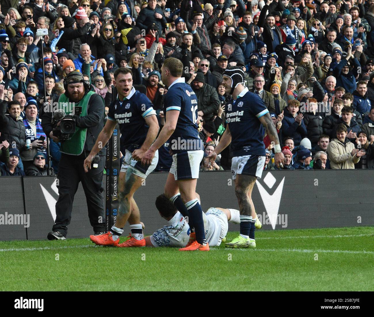 Scottish Gas Murrayfield Stadium. Edinburgh.Scotland, UK. 2nd Feb 2025 ...