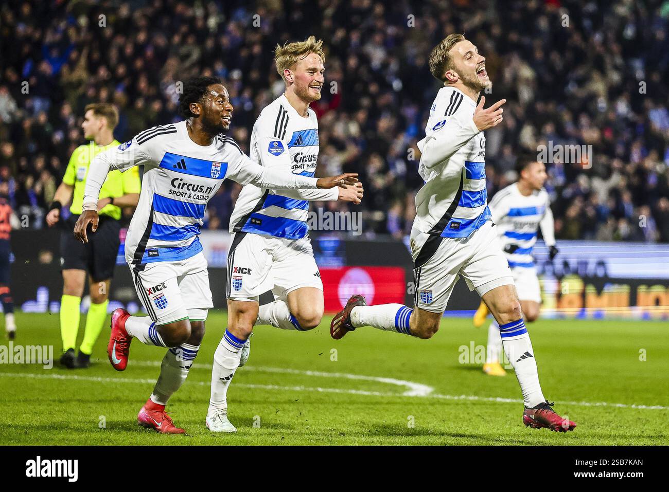 Zwolle, Netherlands. 01st Feb, 2025. ZWOLLE, 01-02-2025, MAC3PARK stadium, season 2024/2025 ...