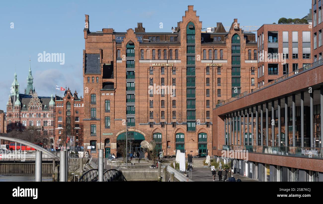 Hamburg, Germany. 31st Jan, 2025. View of the International Maritime ...
