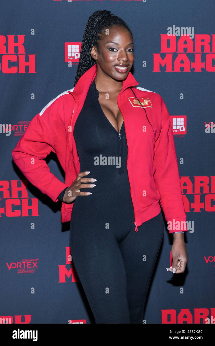 Toronto, Canada. 31st Jan, 2025. Ayisha Issa attends the “Dark Match ...