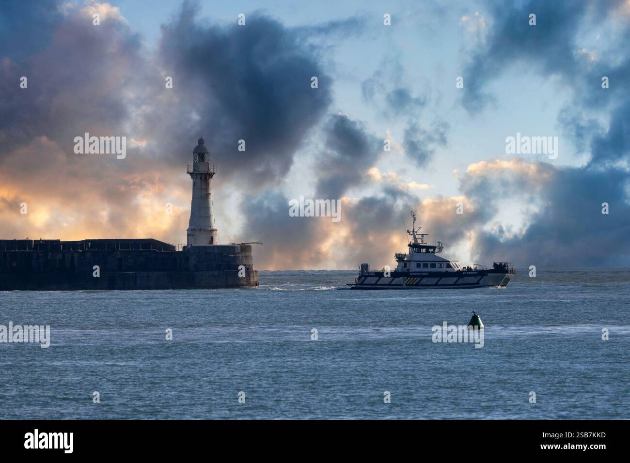 UK Border Force entering the Port of Dover in Kent Stock Photo - Alamy