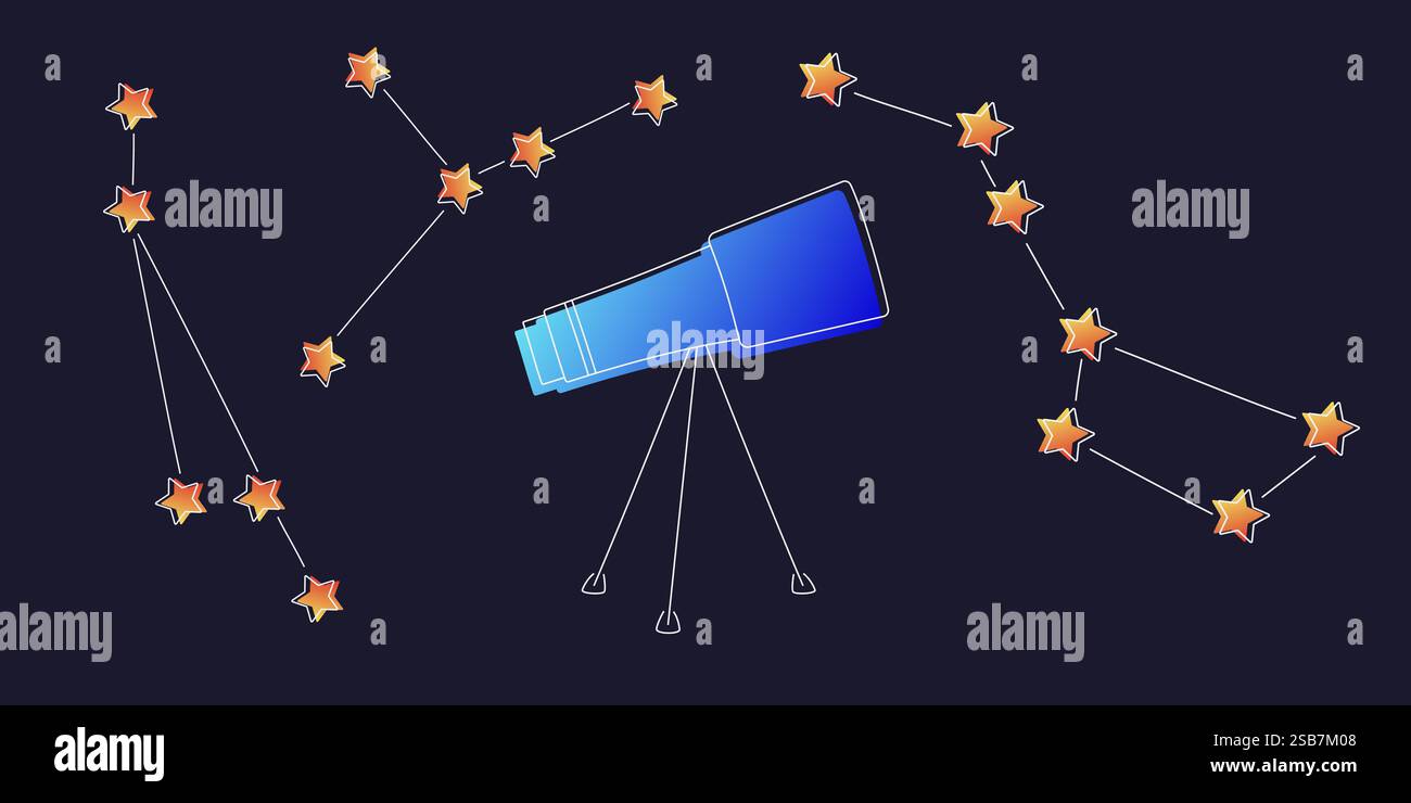 Diverse Group of Space Objects Stock Vector Image & Art - Alamy