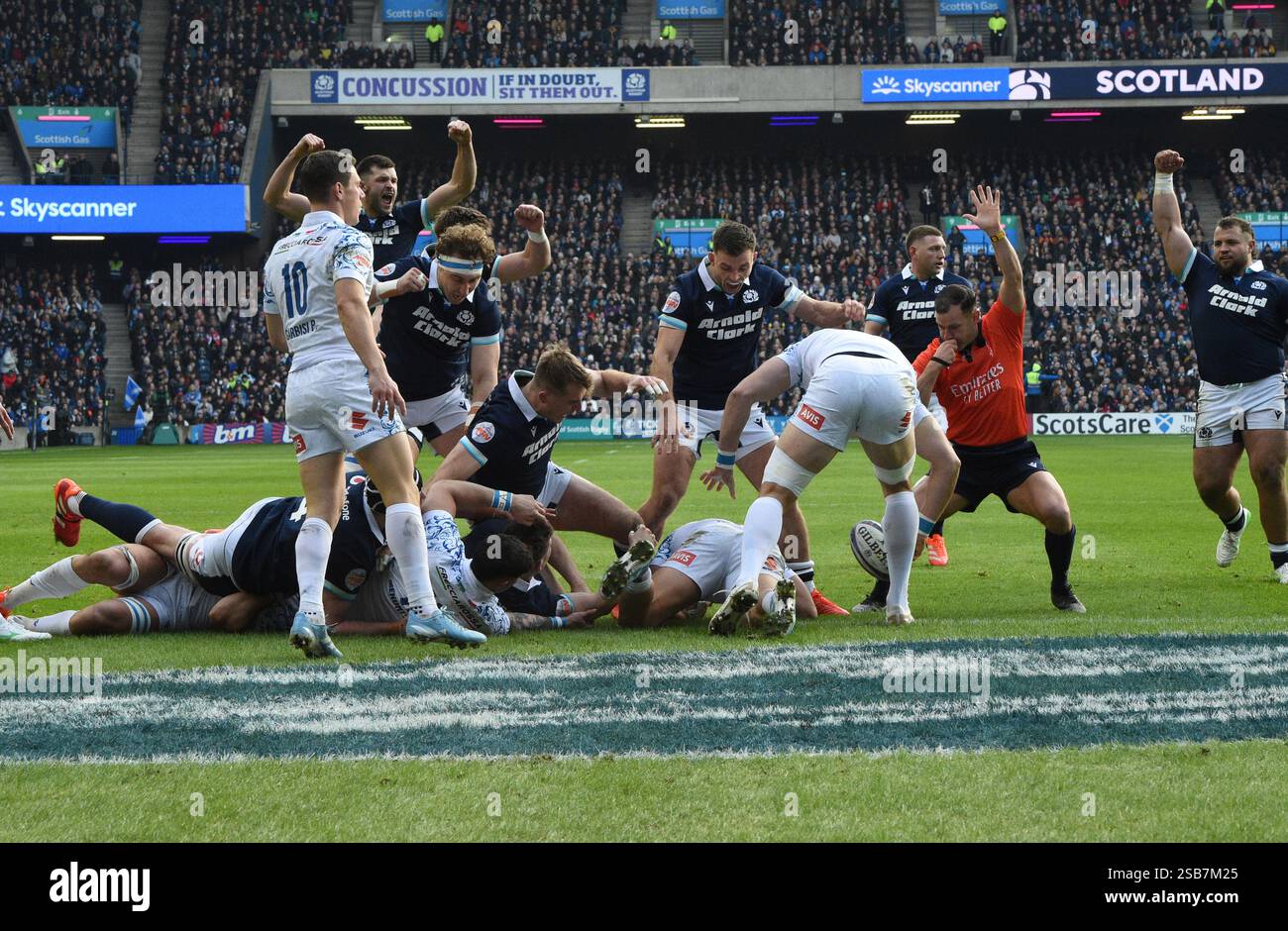 Guinness mens six nations scotland rory darge hi-res stock photography ...