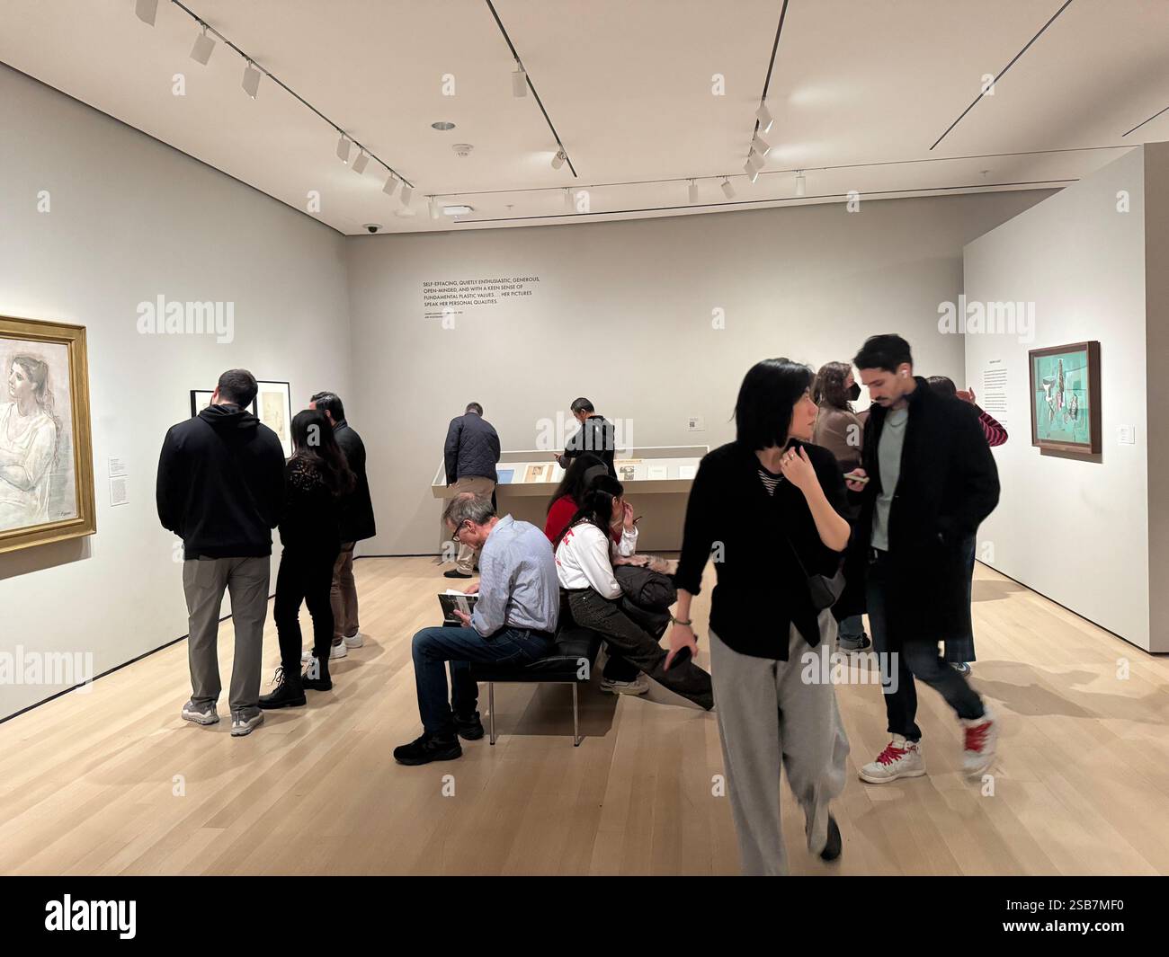 February 1, 2025, New York City, New York: (new) moma at a glance ...
