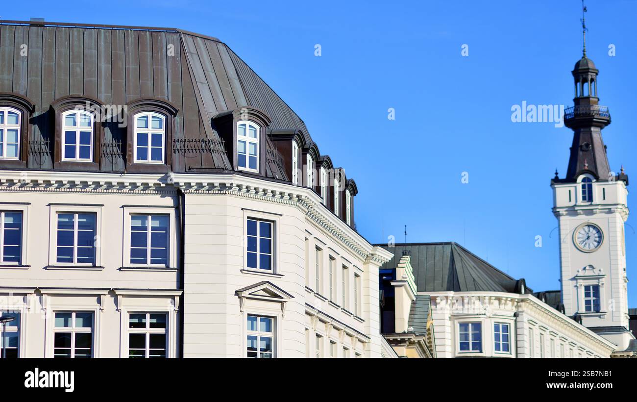 Warsaw, Poland. 30 January 2025. The Jablonowski Palace is a historic ...