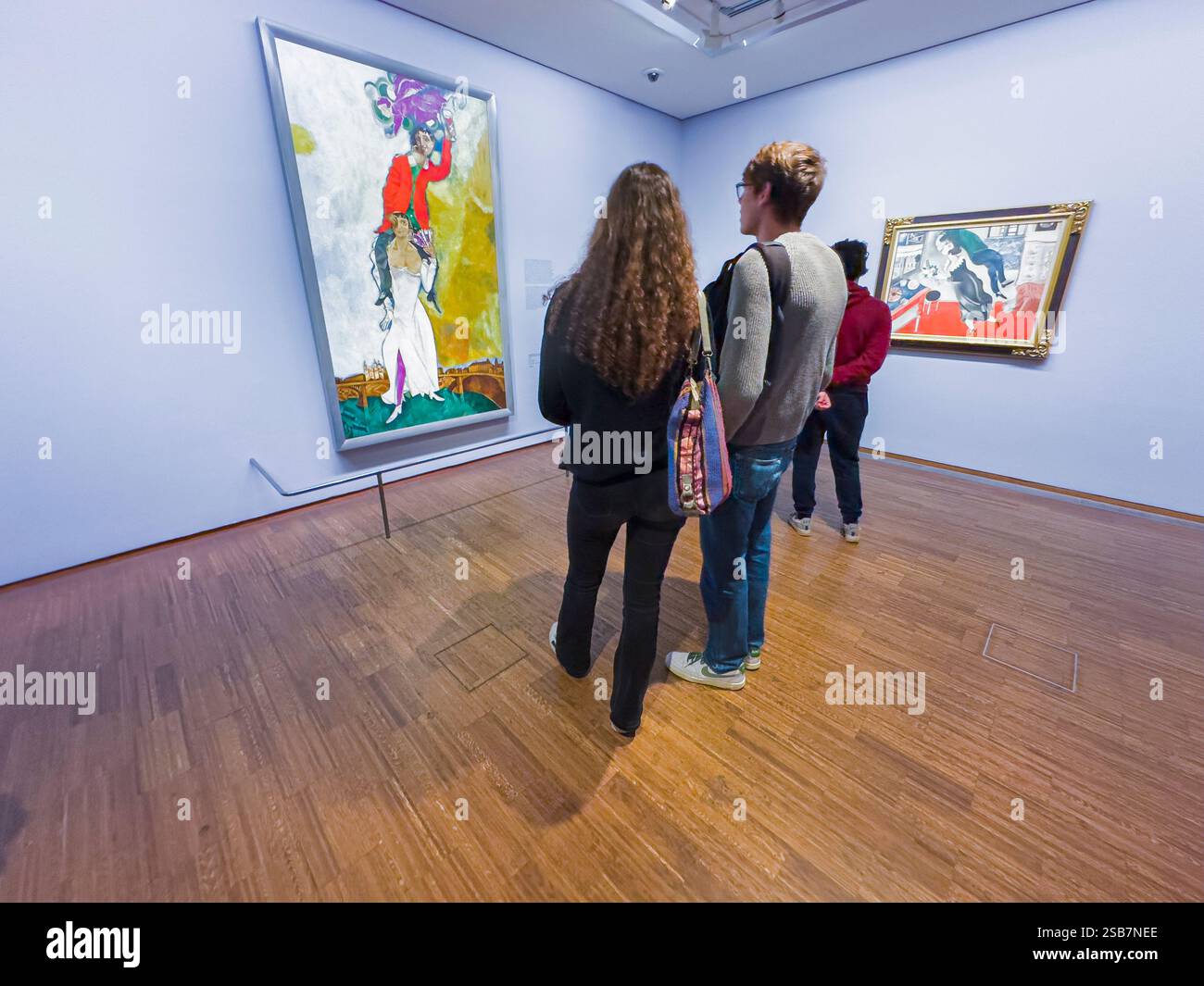 The Marc Chagall exhibition in the Albertina Museum in Vienna, Austria ...