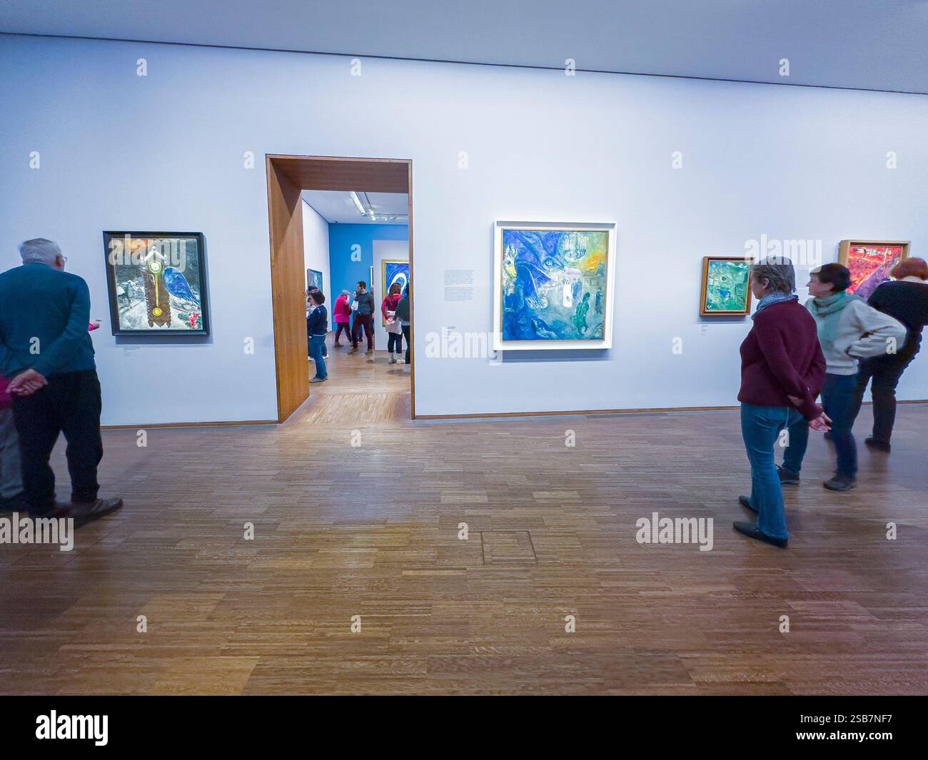 The Marc Chagall exhibition in the Albertina Museum in Vienna, Austria ...