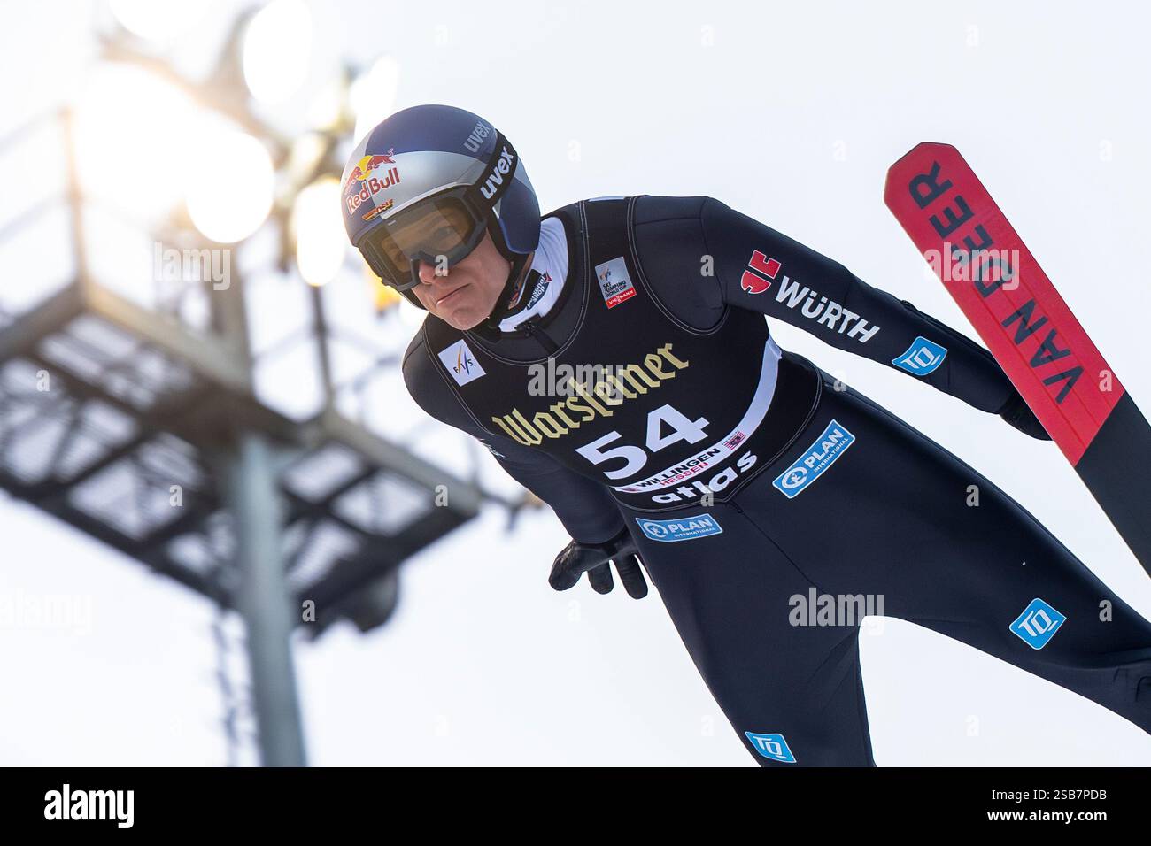 Willingen, Germany. 01st Feb, 2025. Nordic Skiing/Jumping: World Cup, large hill, men, 1st round ...