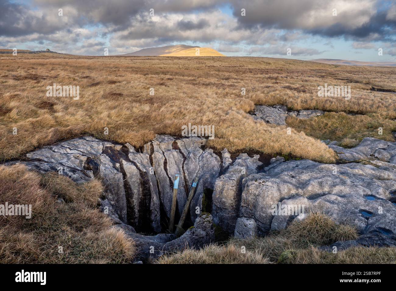Whernside is a mountain in the Yorkshire Dales in Northern England. It ...