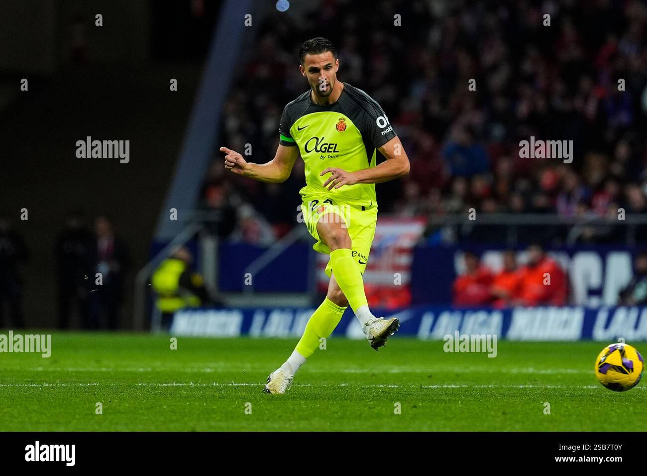 Martin Valjent of RCD Mallorca during Atletico de Madrid vs RCD ...