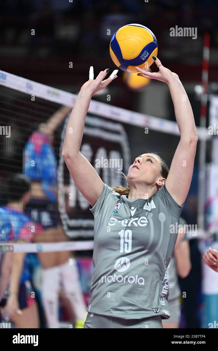 Novara, Italy. 01st Feb, 2025. Set of Jennifer Boldini (Busto Arsizio ...