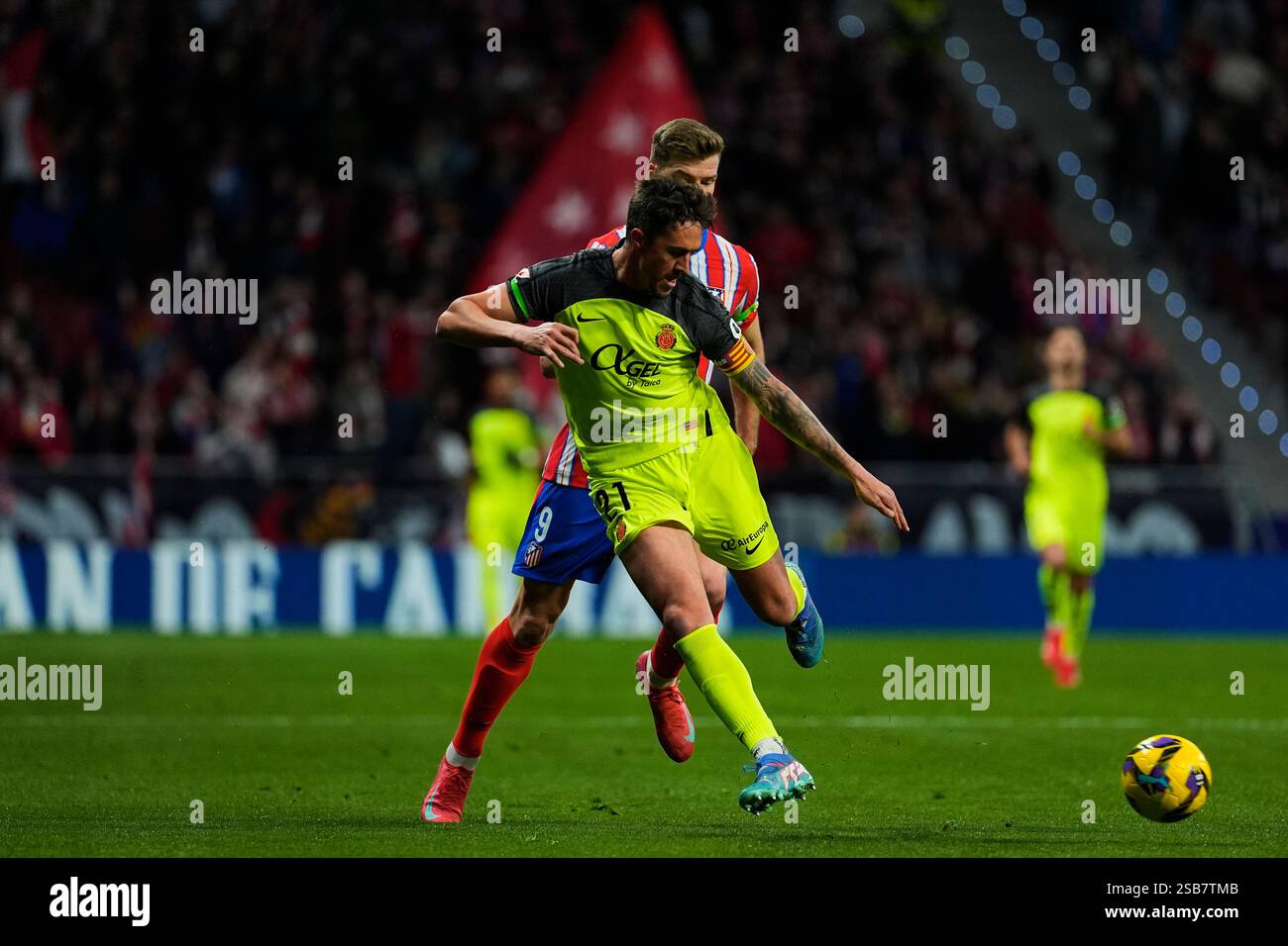 Antonio Raillo of RCD Mallorca and bdon Prats of RCD Mallorca during ...