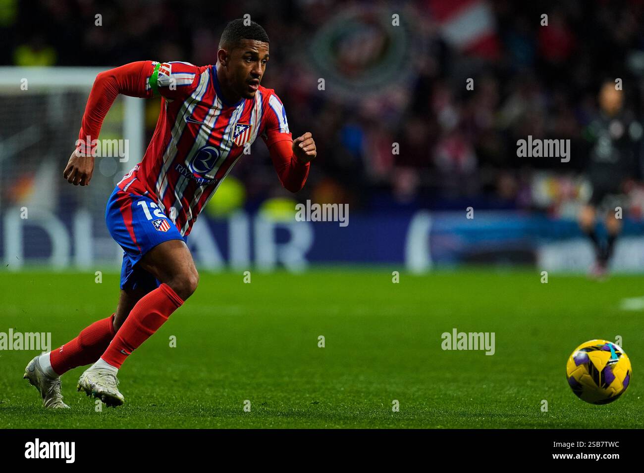 Samuel Lino of Atletico de Madrid during Atletico de Madrid vs RCD ...