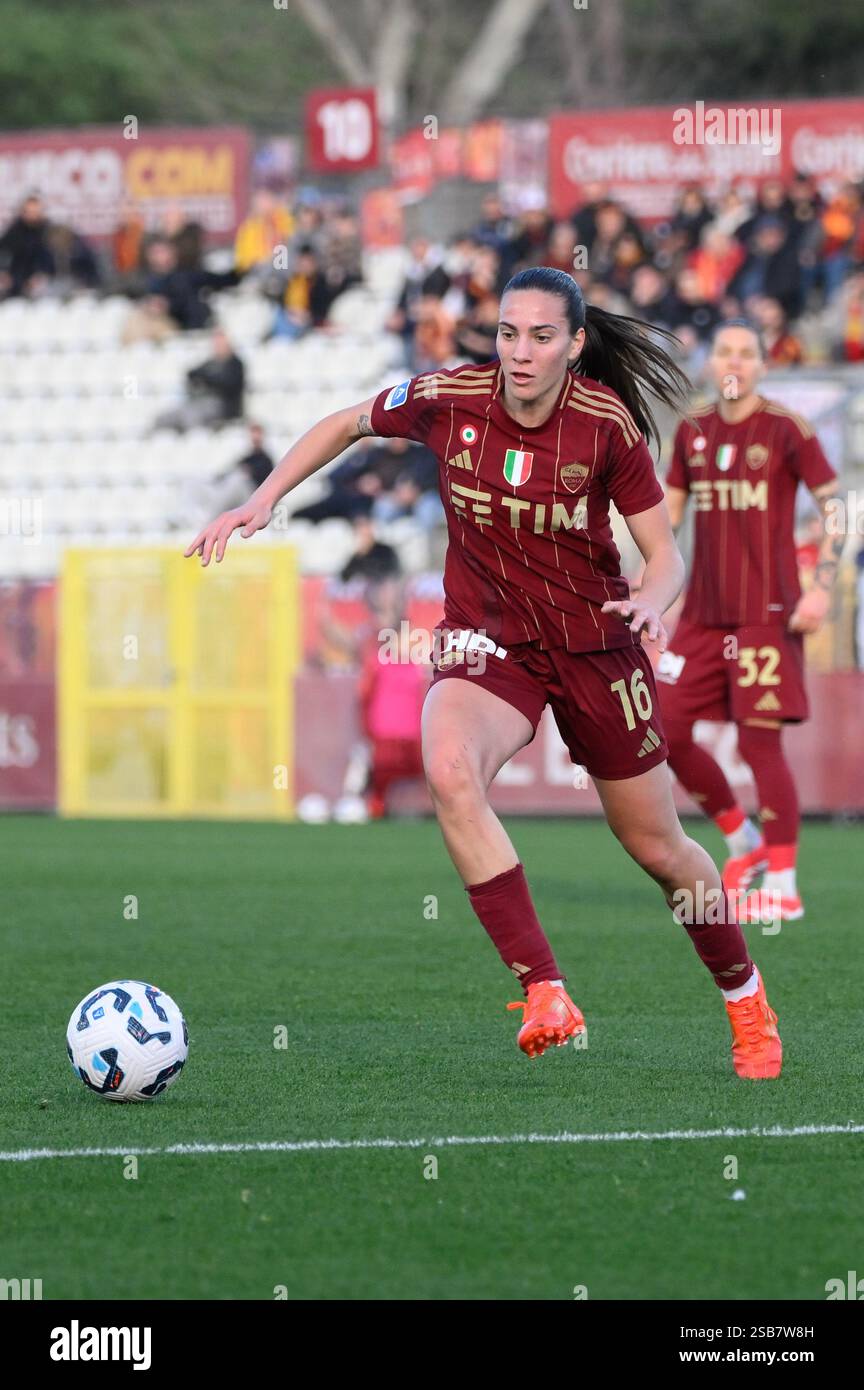 Rome, Italy. 01st Feb, 2025. AS Roma's Alice Corelli during the Italian ...