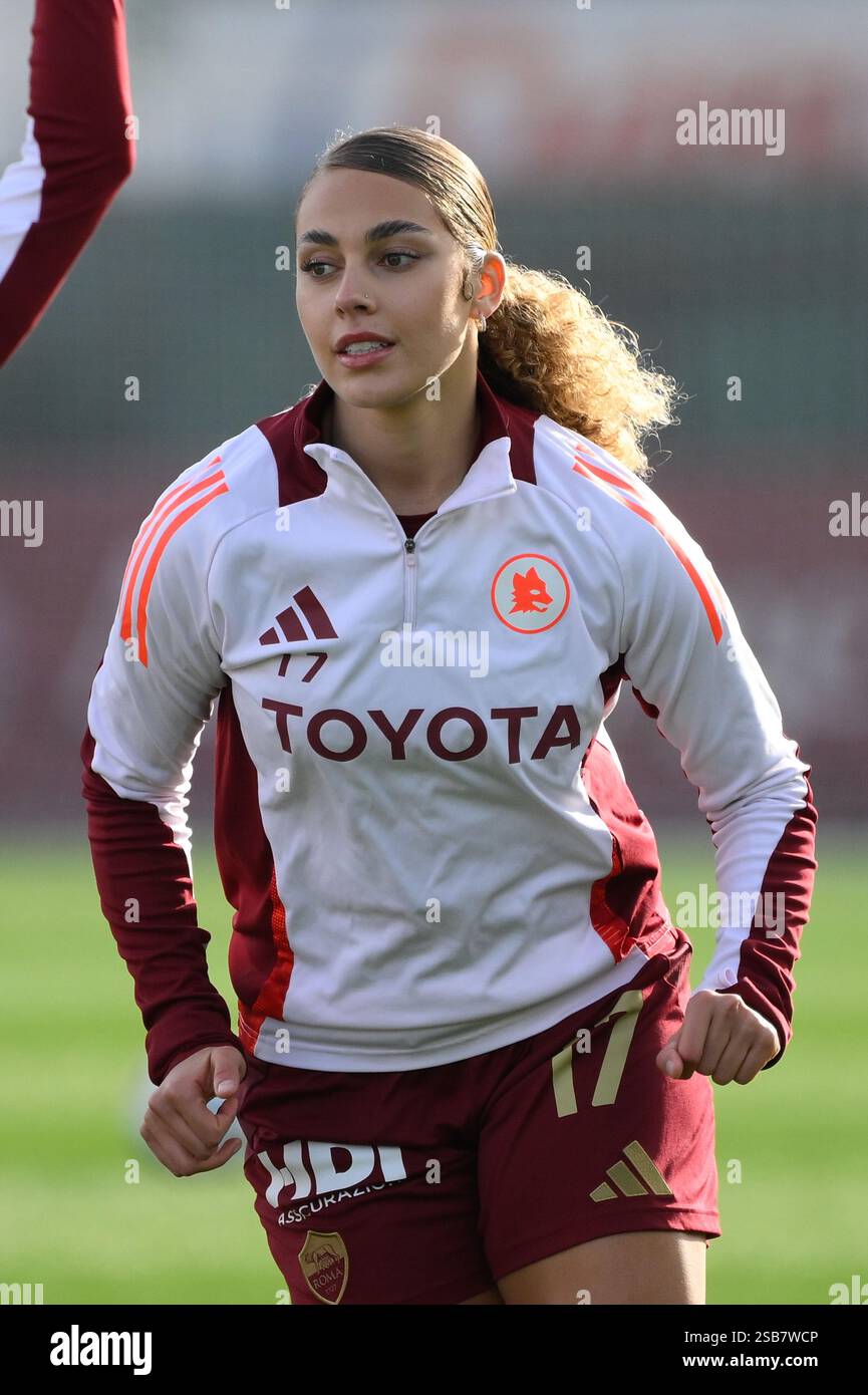 AS Roma's Alayah Sophia Pilgrim during the Italian Football ...