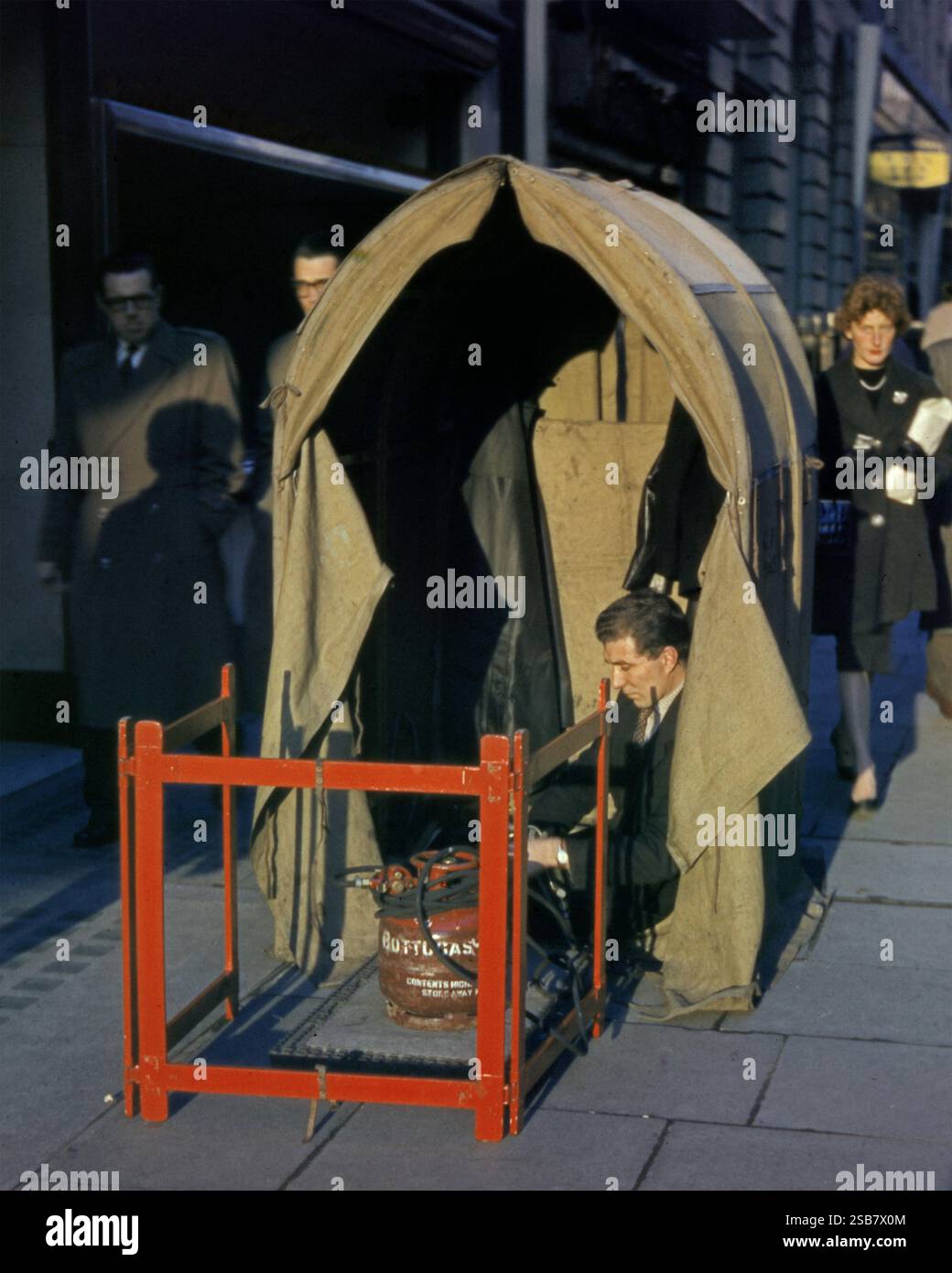 GPO telephones engineer,1960's Stock Photo - Alamy