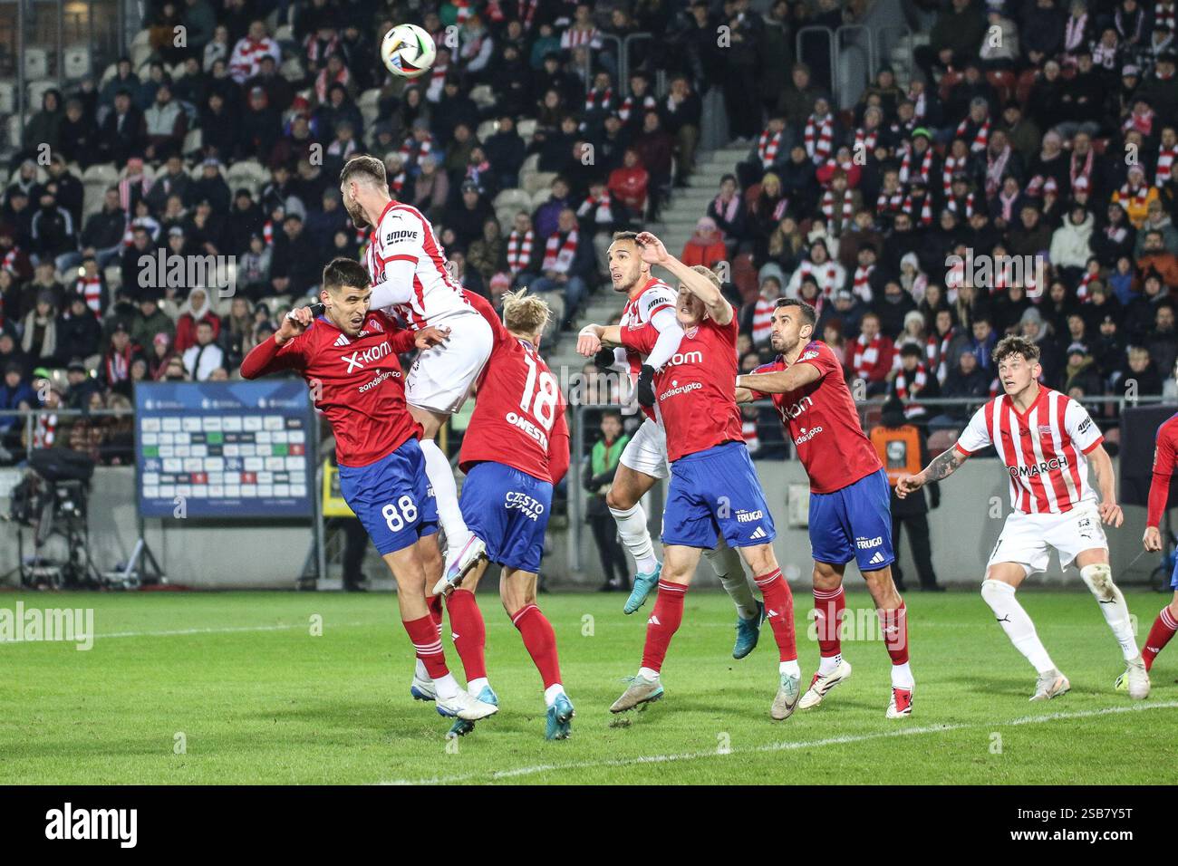 Krakow, Poland. 1st Feb, 2024. football 2024 2025 PKO BP Ekstraklasa - Polish Top League ...