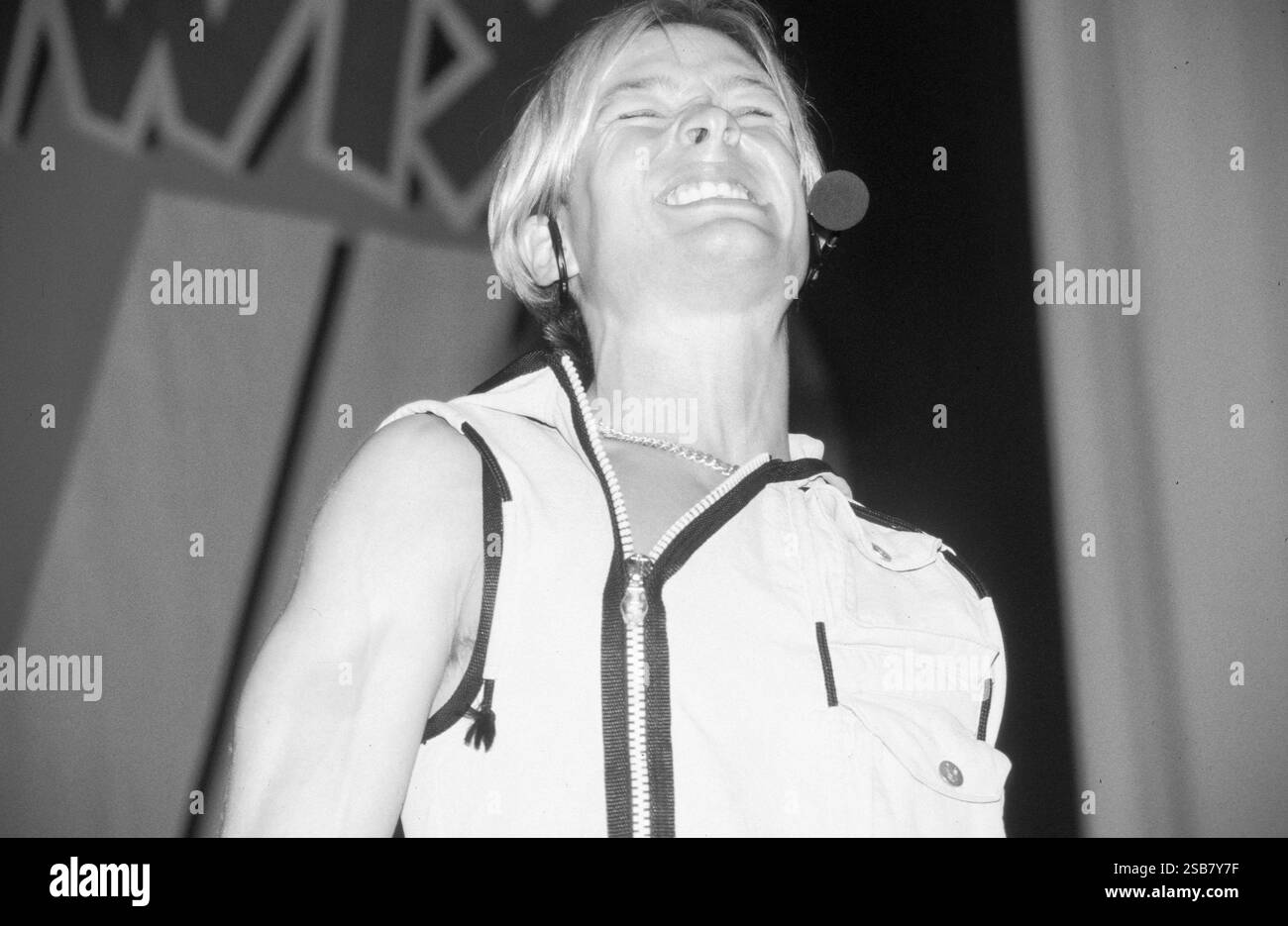ADAM RICKITT, CONCERT, 1998: Heart-throb actor and singer Adam Rickitt ...