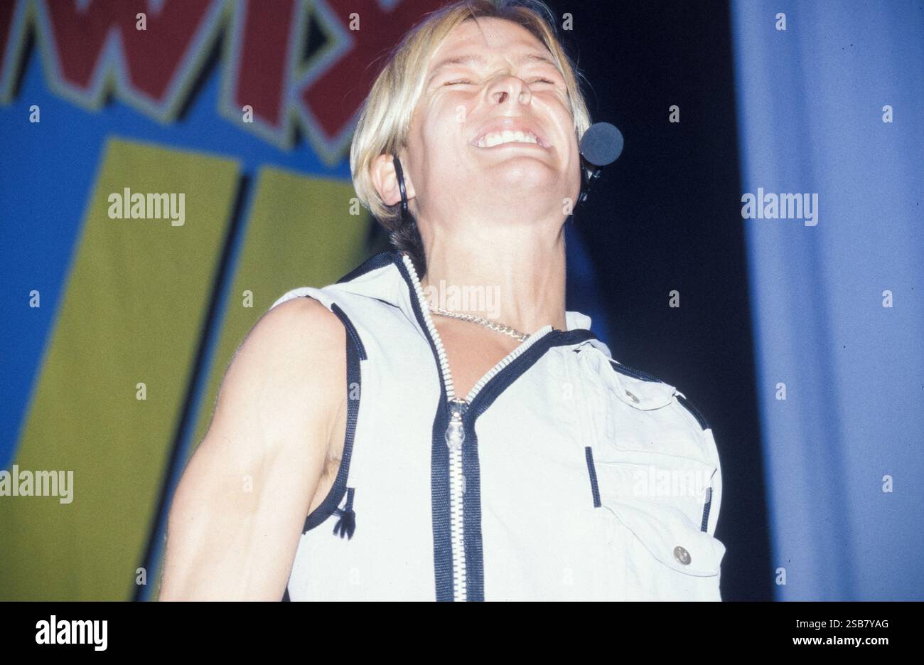 ADAM RICKITT, CONCERT, 1998: Heart-throb actor and singer Adam Rickitt ...