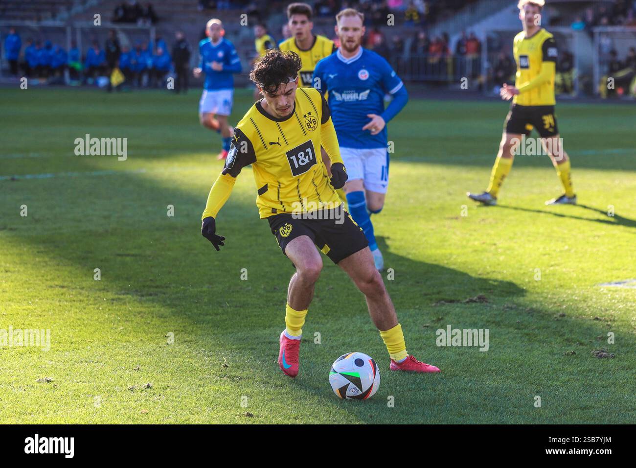 Babis Drakas (26, BVB) Borussia Dortmund U23 (BVB 09) gegen den F.C ...