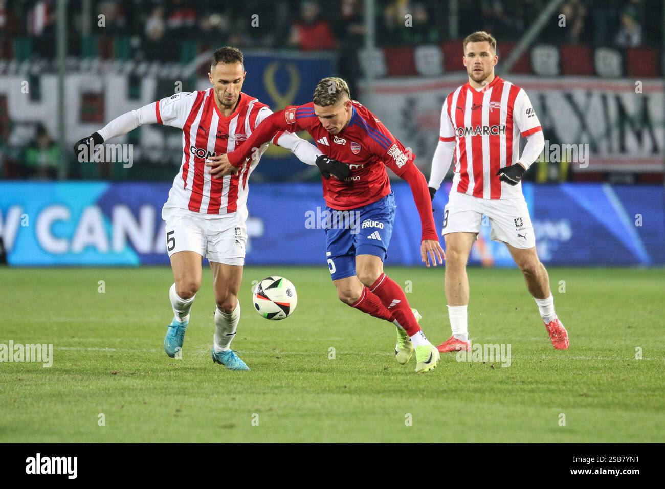 Krakow, Poland. 1st Feb, 2024. football 2024 2025 PKO BP Ekstraklasa - Polish Top League ...