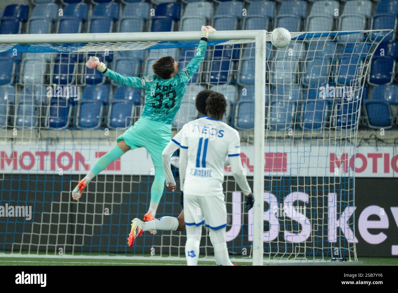 Lausanne, Switzerland. 1st Feb, 2025. Marvin Keller (goal keeper) of ...